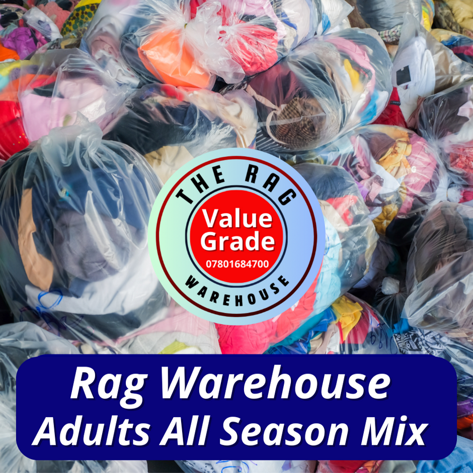 50KG Bulk Sorted Used Clothing Wholesale Bales by Rag Warehouse ...